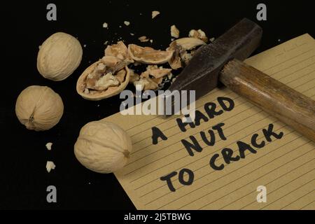 Hard nut to crack Stock Photo - Alamy