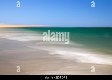 seaside long exposure, intentional blur, abstract landscape Stock Photo ...