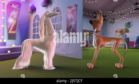 MARMADUKE, left: Zeus (voice: J.K. Simmons), 2022. © Netflix / Courtesy ...