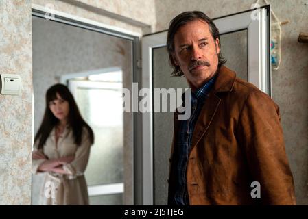 MEMORY, Guy Pearce, 2022. ph: Rico Torres / © Open Road Films ...