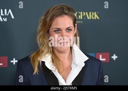 Munich. 25th Apr, 2022. Felicitas WOLL (actress), single image, cut ...