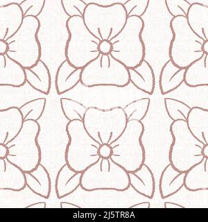 Gender neutral light pink flower seamless raster background. Simple ...