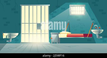 Empty Jail Cell Cartoon