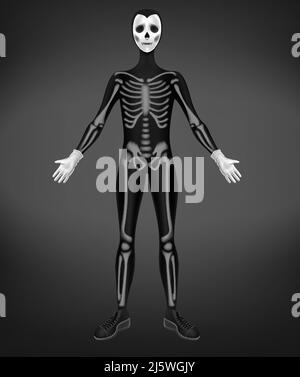 Realistic human bones. Isolated 3d anatomical body parts, skeleton ...