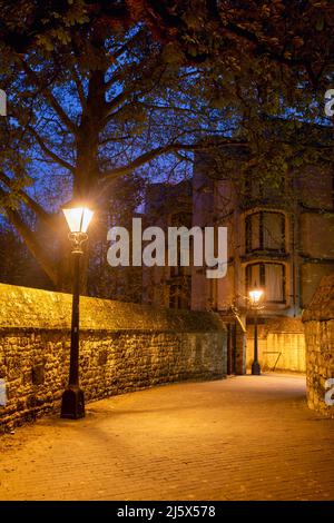 Lamb and flag passage, Oxford, England Stock Photo - Alamy