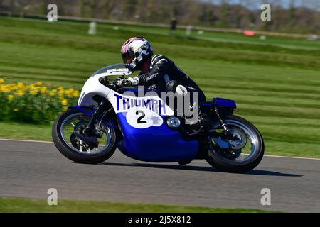 Richard Aldous, Rob North Triumph Trident, Hailwood Trophy for two ...