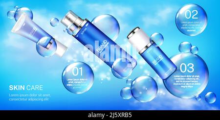 6 Steps Skincare Routine, Beauty cosmetics products, skin care package ...