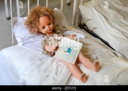 The October 21, 2021, photo of the Chernobyl Museum in Chernobyl in ...