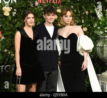 Florence Hunt, Will Tilston and Ruby Stokes attend the World Premiere ...