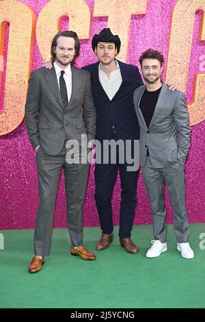 London, UK. Adam Nee, Daniel Radcliffe and Aaron Nee at UK Special ...