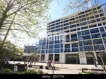 The social media brand META's new offices on Lewis Cubitt Square at ...