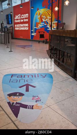Edinburgh Airport Interior Stock Photo - Alamy