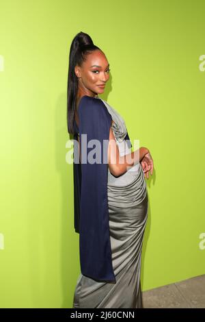 Model Jourdan Dunn attends The Final of the International Woolmark ...