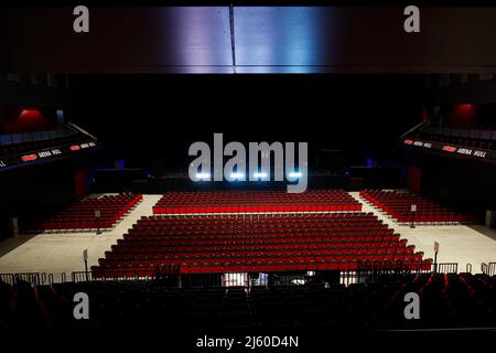 An interior view of Bonus Arena in Hull,East Riding of Yorkshire,UK ...