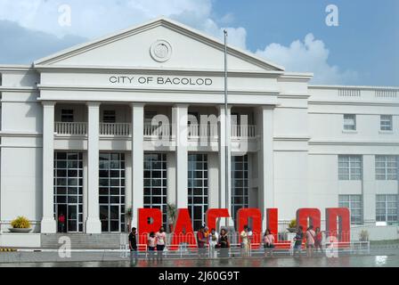 Facade of the new Bacolod Government Center in downtown Bacolod City ...