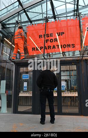 A fire at the Drax power station in Selby in North Yorkshire. The blaze ...