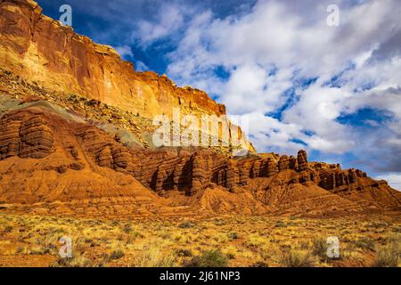 The USA, Utah, Wayne County, Torrey, Capitol Reef Nationwide park ...