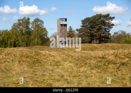 Viewing tower, Sutton Hoo Stock Photo - Alamy