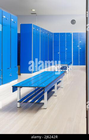 Empty locker room Stock Photo - Alamy