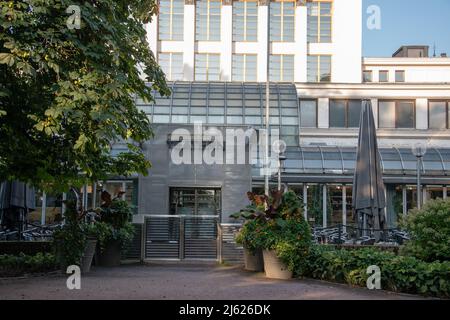 The Svenska Teatern, or Swedish Theatre, located in Helsinki, Finland ...