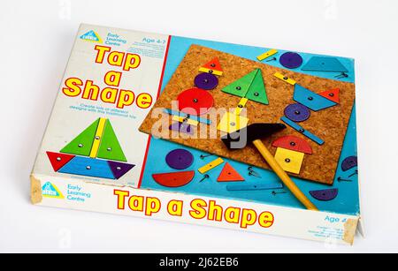 Old Early Learning Centre Tap a Shape young child's picture making toy ...