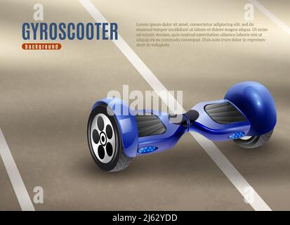 Gyro board scooter hoverboard two wheel electric self balancing eco ...