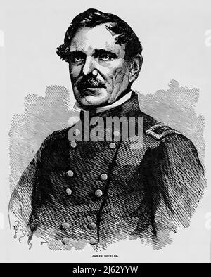 General James Shields - USA Civil War Stock Photo - Alamy