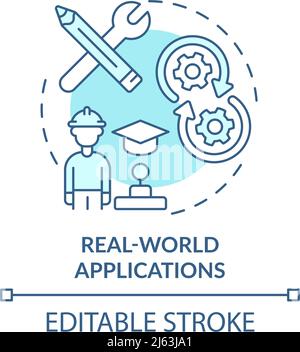 Real world applications concept icon Stock Vector Image & Art - Alamy