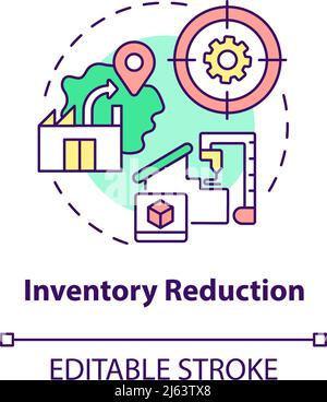 Lean Manufacturing concept. Efficient production workflow optimization ...