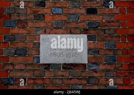A memorial stone to the American author Henry James who lived Lamb ...