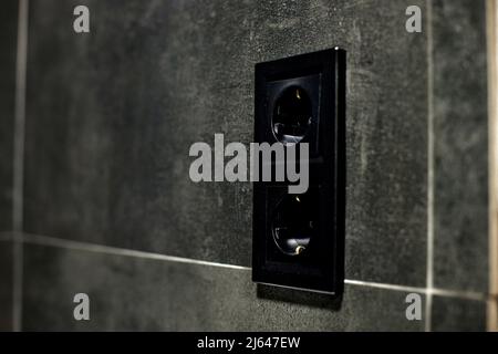 Ceramic industrial power outlet Stock Photo - Alamy