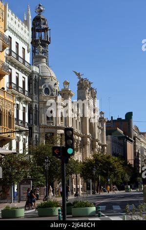 Queens Square, valencia Stock Photo - Alamy