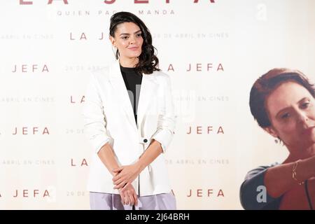 Argentine actress Cumelen Sanz attends the photocall of the film 'La ...