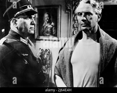 FREDERICK VALK, ERIC PORTMAN, THE COLDITZ STORY, 1955 Stock Photo - Alamy