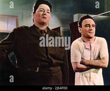 HATTIE JACQUES, KENNETH CONNOR, CARRY ON SERGEANT, 1958 Stock Photo - Alamy