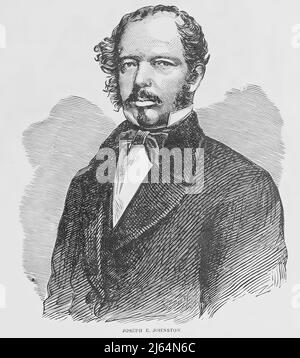 Joseph Eggleston Johnston, Confederate general, 1862-1867.Artist: J ...
