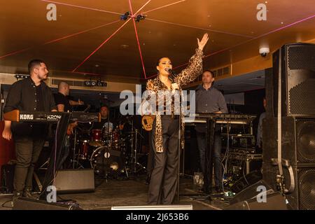 Serbian singer, Svetlana Raznatovic, known by her stage name Ceca ...