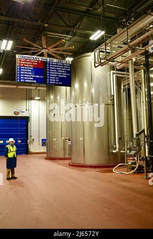 Plant manager at the modern and state-of-the-art Ocean Spray plant that ...