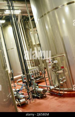 Processing of cranberries at the modern and state-of-the-art Ocean ...