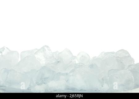 Ice forms for drinks isolated on white background Stock Photo - Alamy