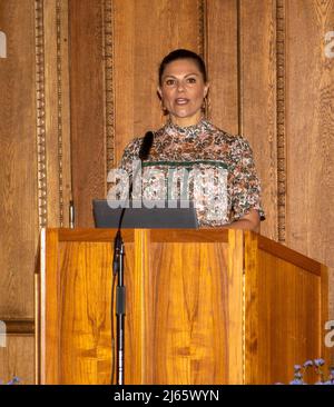 Crown Princess Victoria attends the Crown Princess Margareta's ...