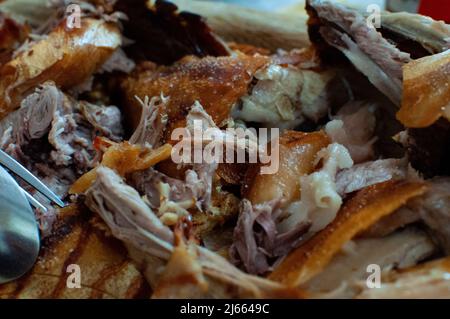 Closeup shot of Porceddu, Sardinian pig meat Stock Photo - Alamy