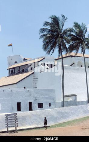 Ghana, Elmina; A view at the former slave fortress St.George Stock ...