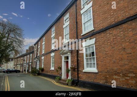 Historic buildings in the heart of Nantwich in Cheshire, UK Stock Photo ...