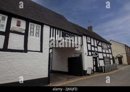 Historic buildings in the heart of Nantwich in Cheshire, UK Stock Photo ...