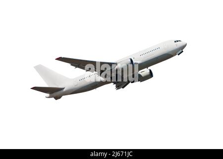 Wide body passenger airliner is flying in the dawn sky Stock Photo - Alamy