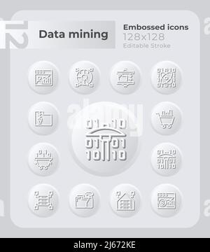 Data mining logo design with editable slogan. Branding book and ...