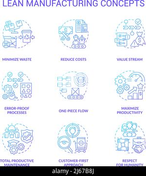 Continuous improvement line icons collection. Progress, Evolution ...