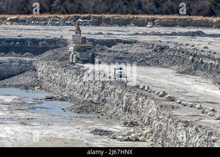 Cedar Vale, Kansas - The Whitaker Aggregates quarry. Aggregates are ...