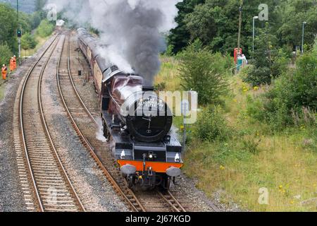 Princess Elizabeth at Diggle with the Scarborough Flyer Stock Photo - Alamy